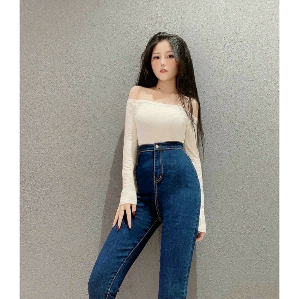 [HCM]Real photo >>> WOMEN'S JEANS WITHOUT POCKETS BASIC SKINNY FORM ...