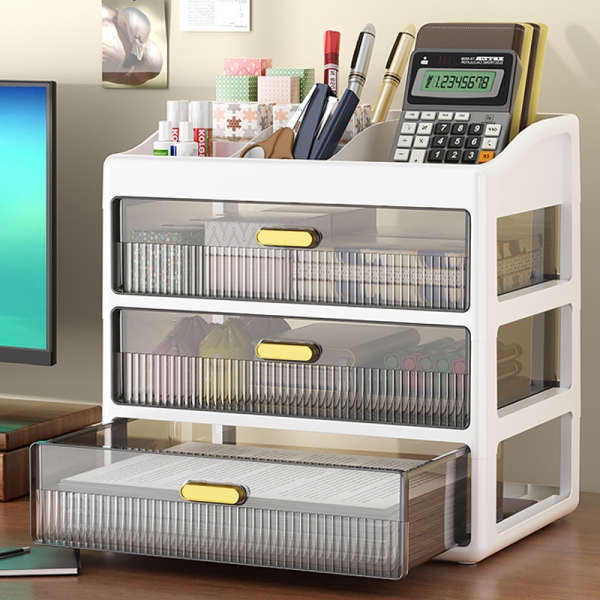 organiser desk Drawer style desktop storage box, office desk ...