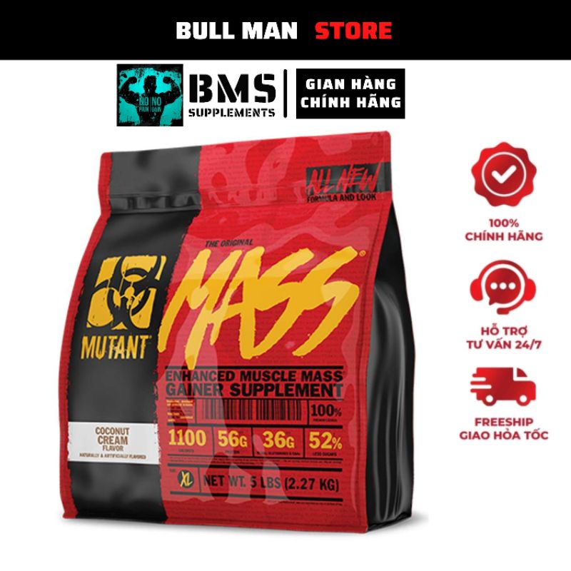 Mutant Mass 5Lbs - Weight Gain Milk, Muscle Gain - BULL MAN STORE ...