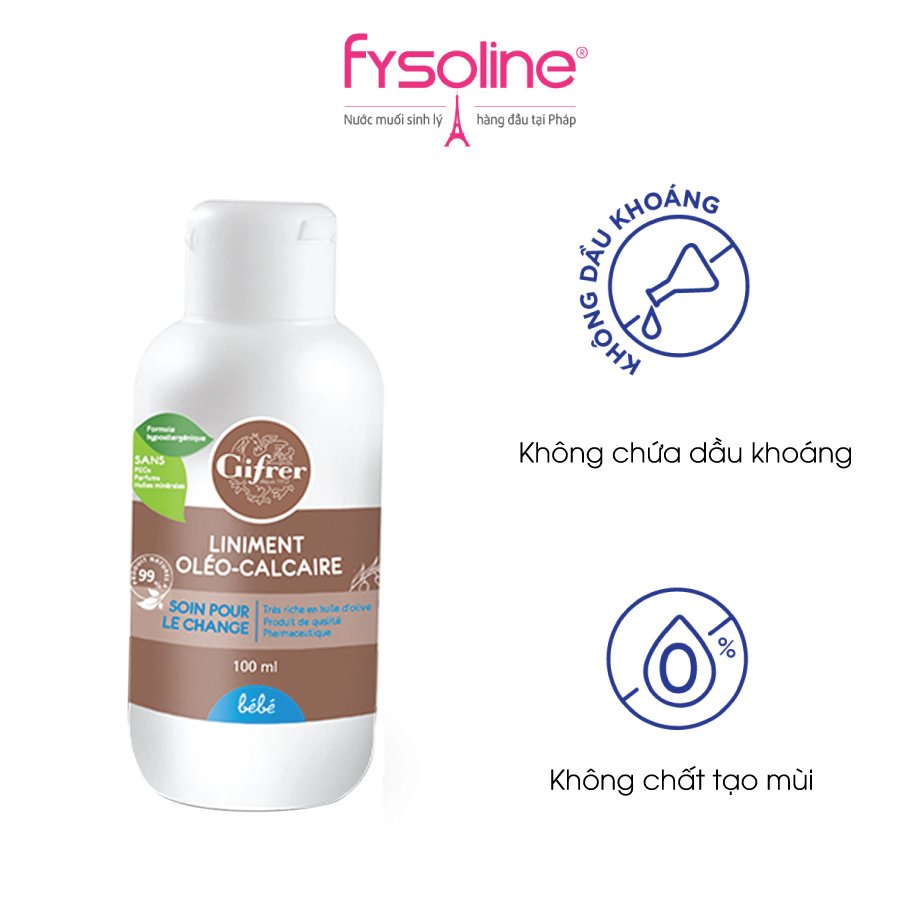 Gifrer French Liniment Oléo Calcaire Diaper Rash Cream - 100ml ...