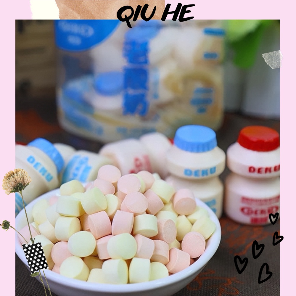 Delicious jar of Deku yogurt tablets, Box of 30 jars of Deku yogurt ...