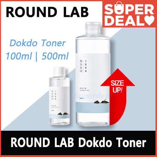 ROUND LAB Dokdo Moisture Toner 500ml / 100ml (No Box) | Shopee Singapore