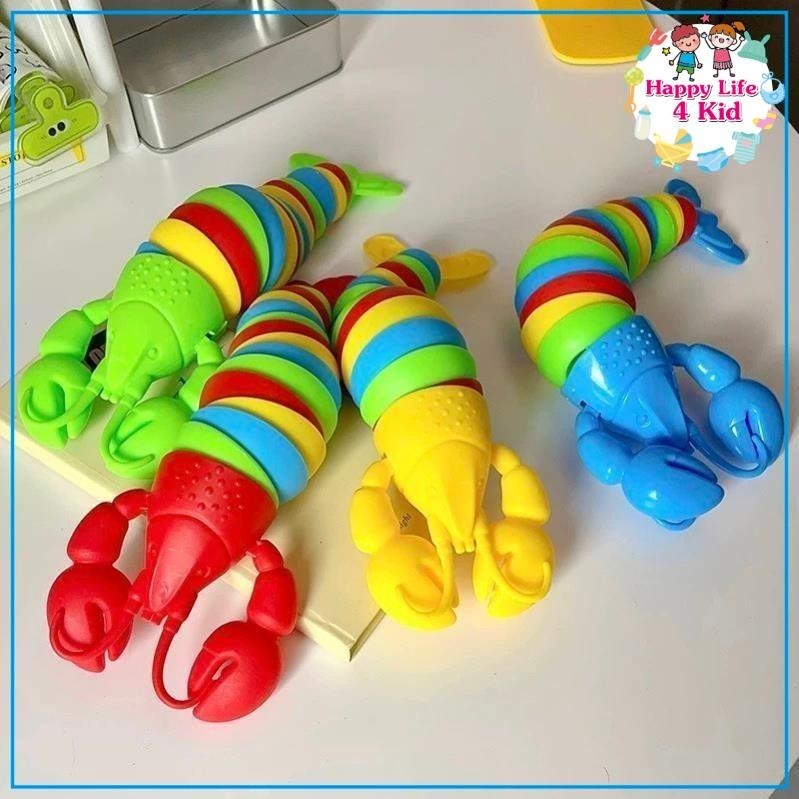Stress relief toys, fun lobster-shaped plastic toys, unique stress ...