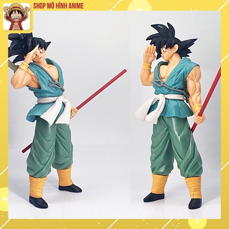Dragon ball Model, Goku Model Raise Hand, Hold Canes, Characters 23cm ...