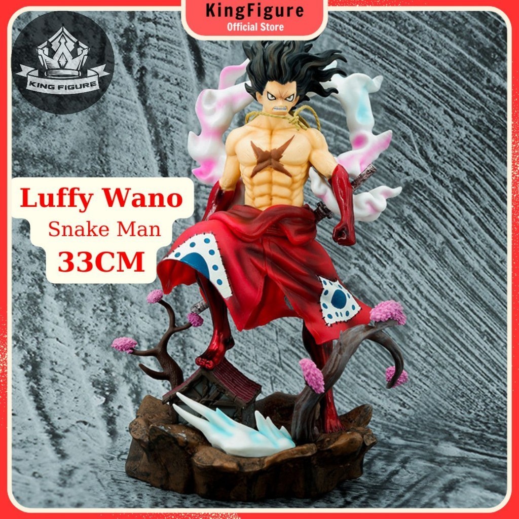 Luffy Pirate Model Wano Snake Man 33cm High-End One Piece Model, Anmie ...