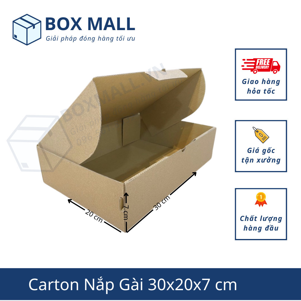 Carton Box Packing 30x20x7 cm, carton Box Mall | Shopee Singapore