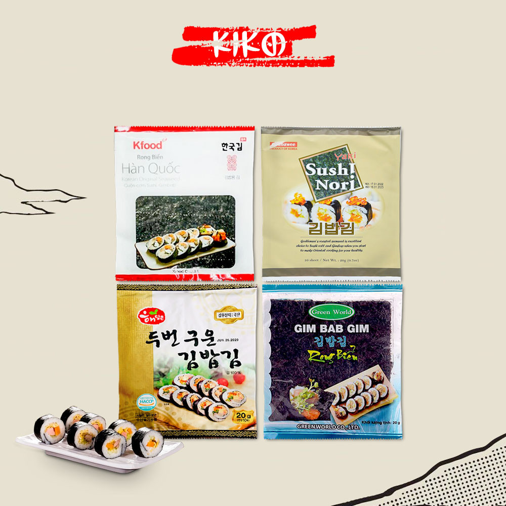 Korean Seaweed Rice Rolls 20gr bag (10 Pieces / Pack) | Shopee Singapore
