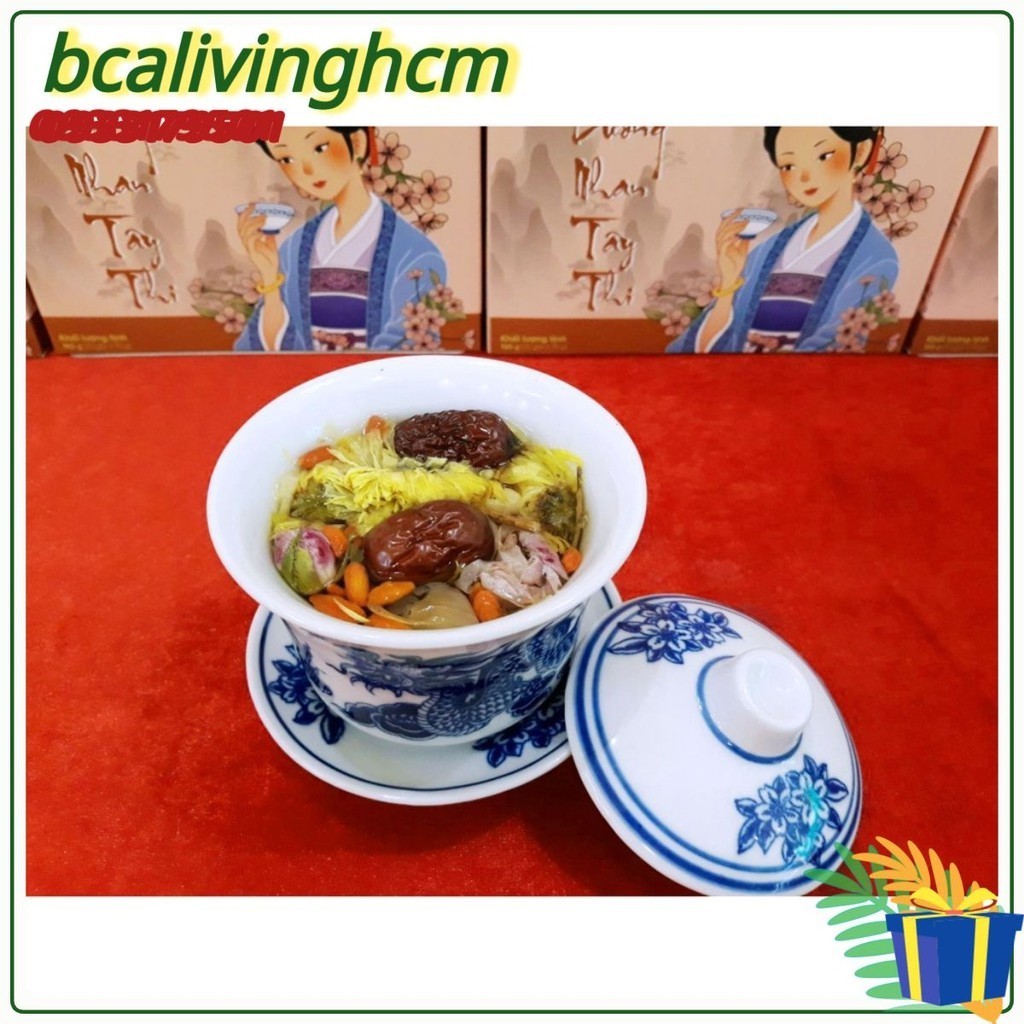 Tay Thi beauty tea, flower tea set with many natural flavors that ...