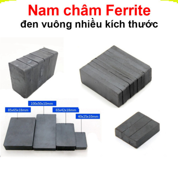 Ferrite Magnet Black Square Many Sizes | Shopee Singapore