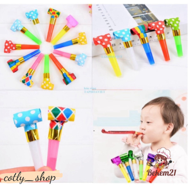 Tongue Trumpet for Children to Blow for Happy Birthday, Party - Themed ...