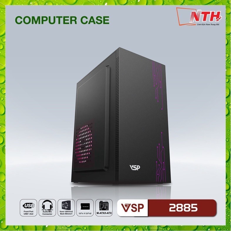 Vsp 2885 Computer Case (mATX Standard) | Shopee Singapore