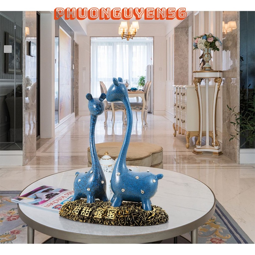 Décor Decorative Long Neck Dinosaur Couple Statue | Shopee Singapore