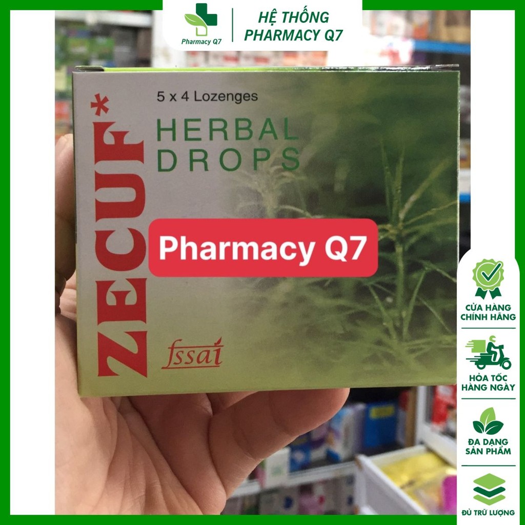 Zecuf Herbal Drops Green lozenges help relieve cough and laxative (20 ...