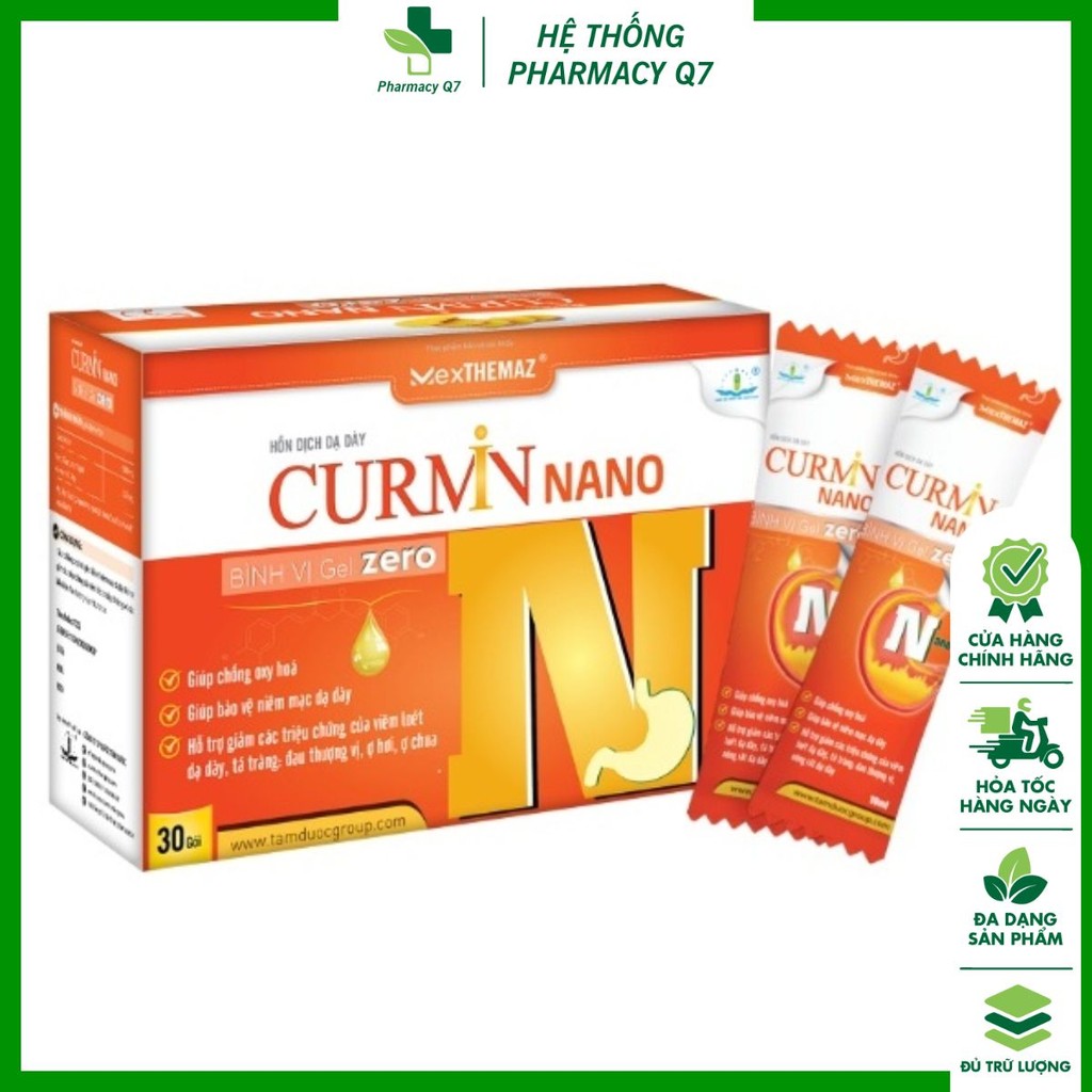Curmin NANO Zero Gel Flavor - Supports reducing bloating, heartburn ...