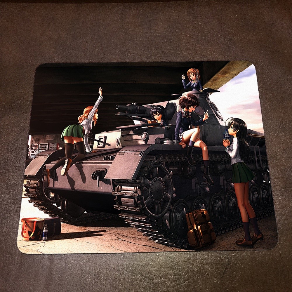 Anime Girls und Panzer Wallpapers 1 Soft Rubber Mousepad. Accept ...