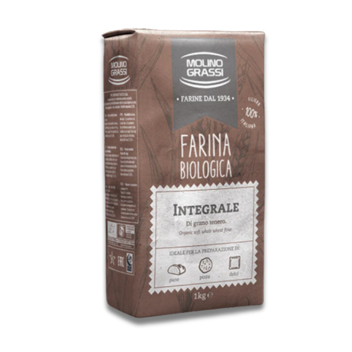 Molino Grassi Organic Whole Wheat Flour 1Kg | Shopee Singapore