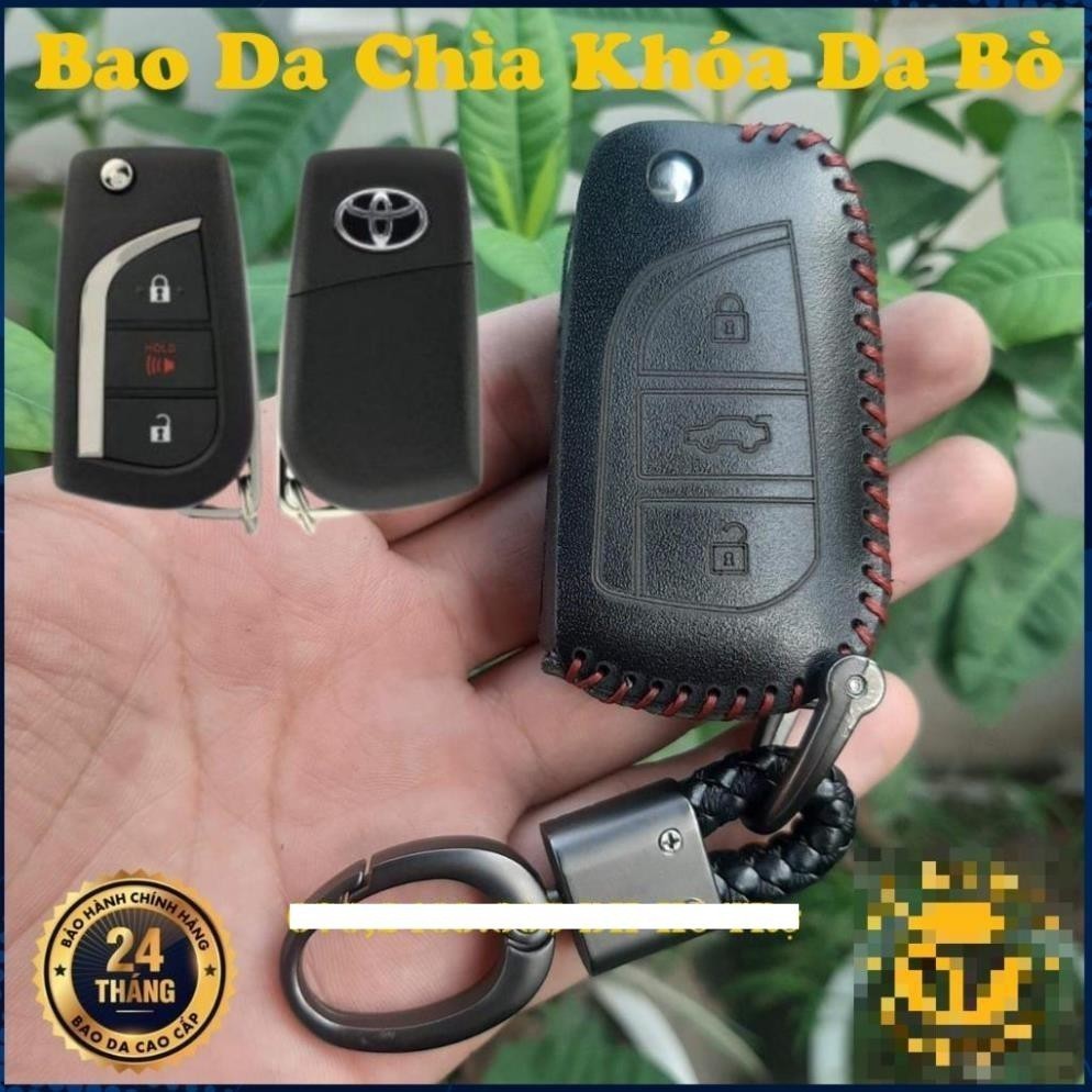 Leather car key case for Toyota Altis, Vios, Innova, Fortuner, Camry ...