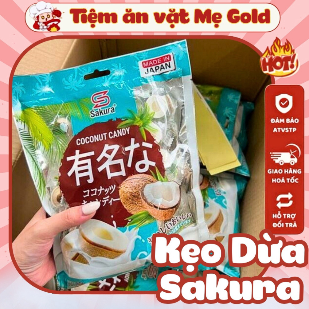 500G Japanese Sakura Coconut Candy, Delicious Japanese Coconut Shaped ...
