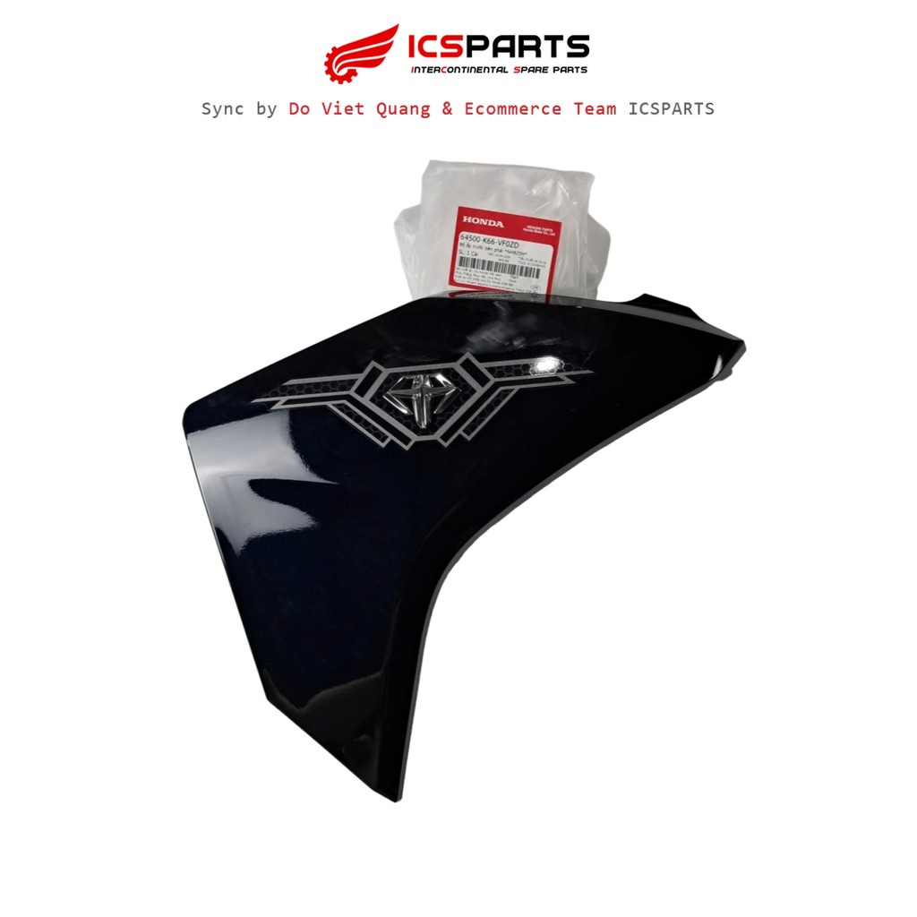 Plastic NHB25M Right Front HONDA Air Blade Glossy Black (2017, 2018 ...