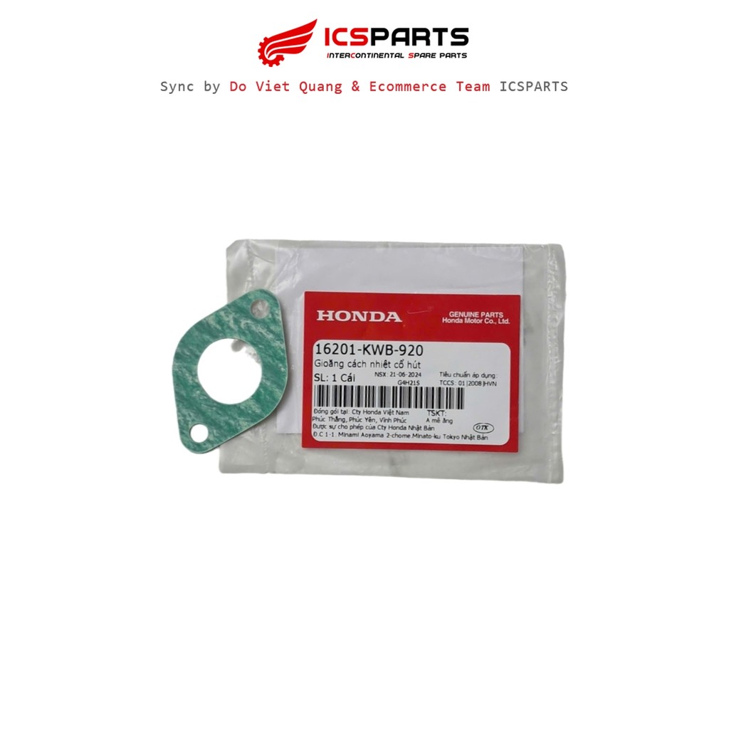 HONDA Wave intake manifold insulation gasket (16201-KWB-920) | Shopee ...