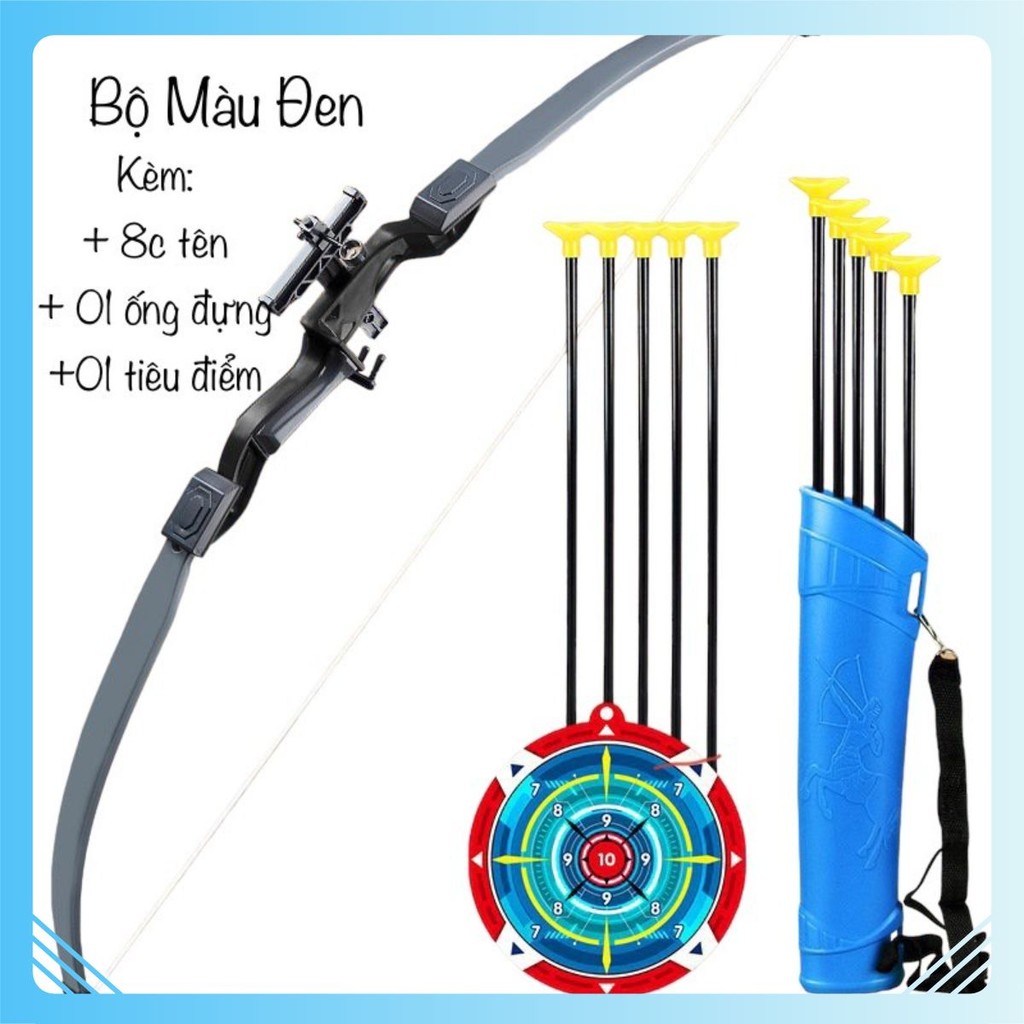 Large Sports Bow and Arrow Toy Set with 8 snuff arrows, Arrow holder ...