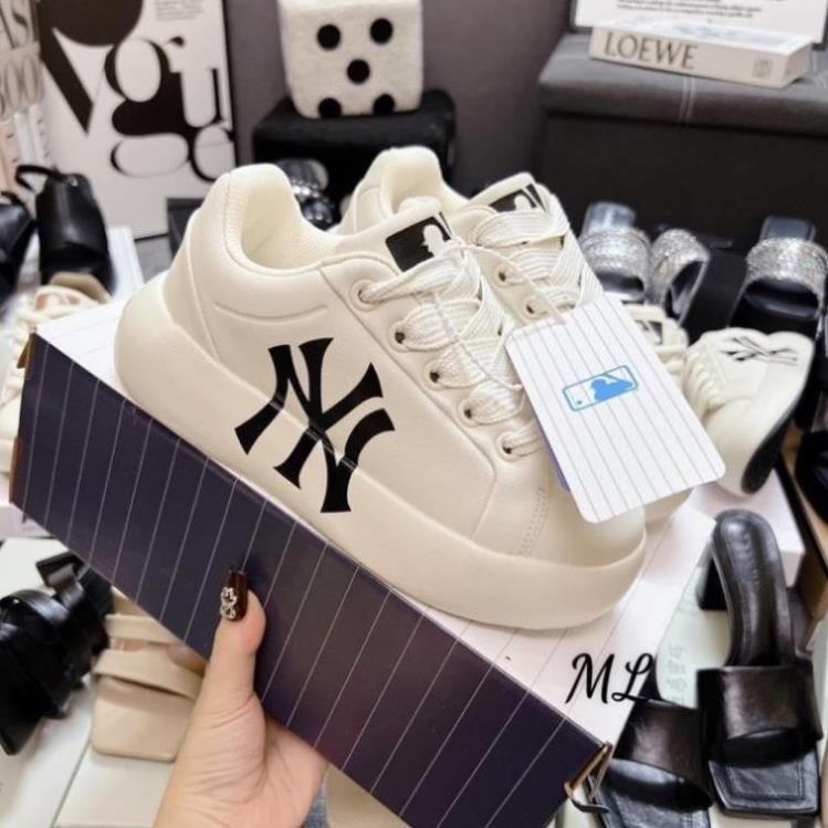 Mlb korea chunky classic base shoes-NY dodgers-cream shoes, ful size ...