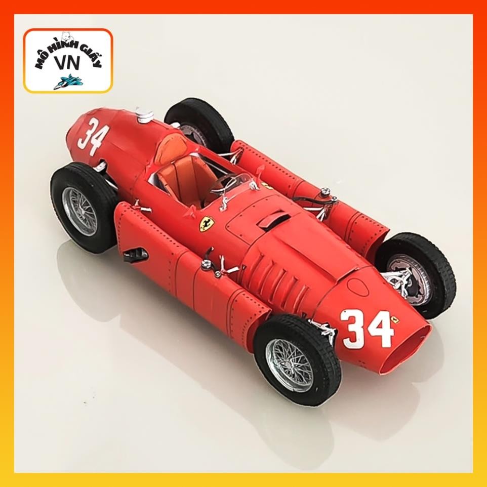 Ferrari D50 Supercar Assembly Paper Model (1956) - MohinhgiayVN ...