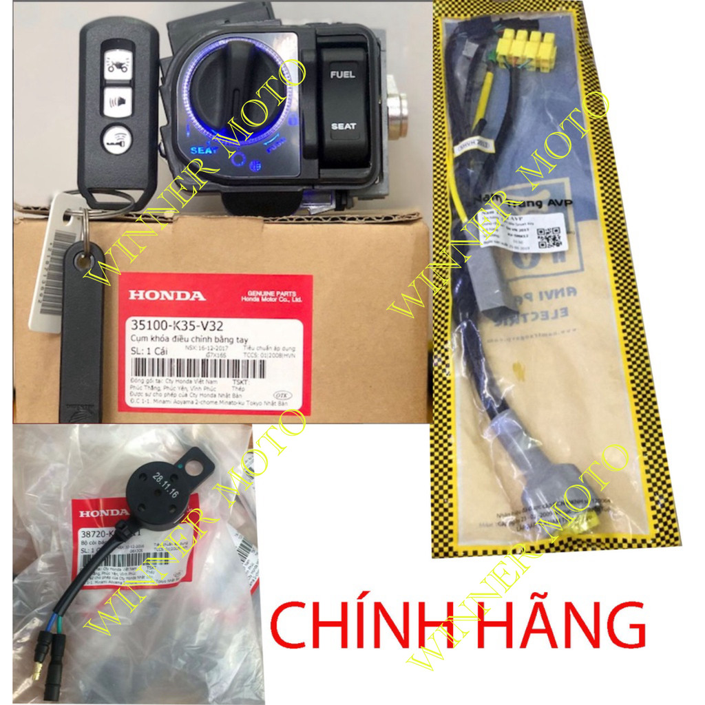 Full PREMIUM set - smartkey HONDA SH150i installed Winner X AB125 Lead ...