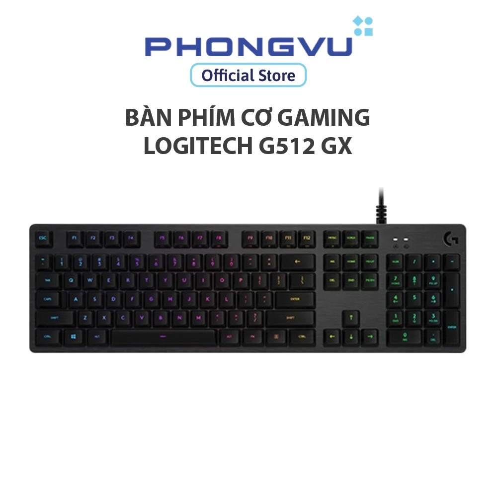 Logitech G512 GX mechanical gaming keyboard (Clicky) - | Shopee Singapore