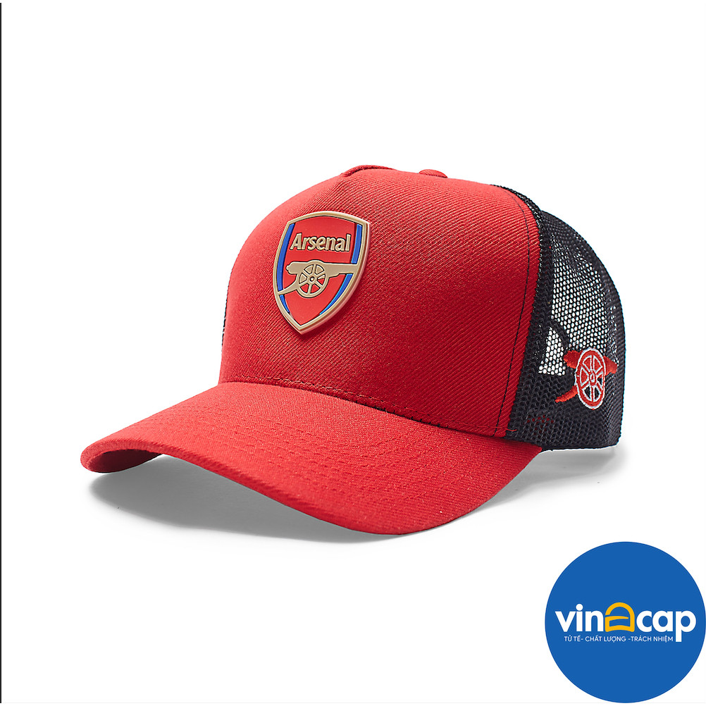 Arsenal Hat, Arsenal Trucker Cap Logo High Quality Plastic form (Real ...