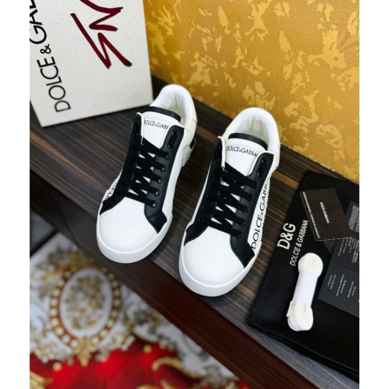Men's Sneaker Shoes with Black Leather Heels, Outer Cheeks, Letter ...