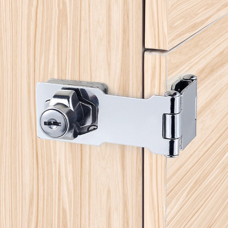 Perpendicular hinge lock with anti-theft key lock | Shopee Singapore