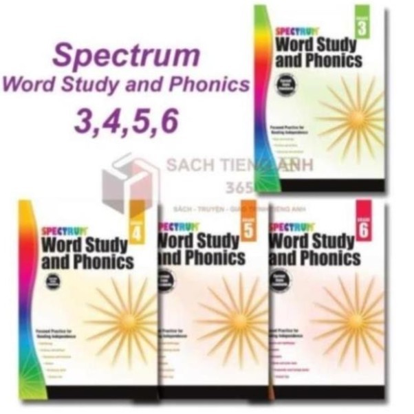 Book - Spectrum - Word Study and Phonics - Grade 3,4,5,6 - A4 size in ...
