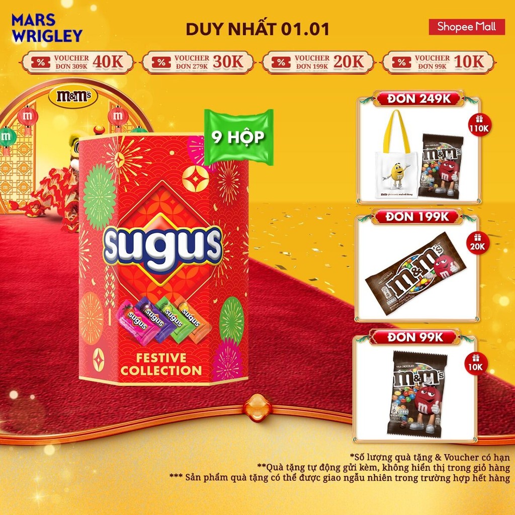 Combo of 9 Boxes of Sugus Candy (30 bags x 99g) | Shopee Singapore