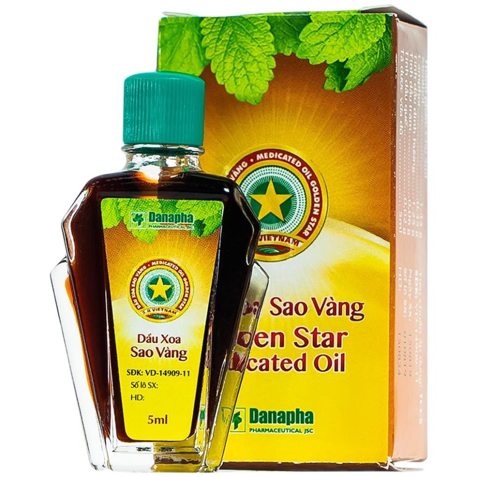 Combo of 5 bottles of Golden Star Medicated Oil 5ml - Golden Star ...