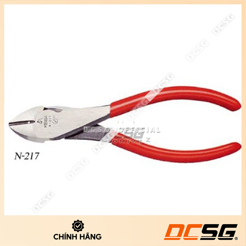 Cross cutting pliers 7" professional Keiba N-217 (Made in Japan ...