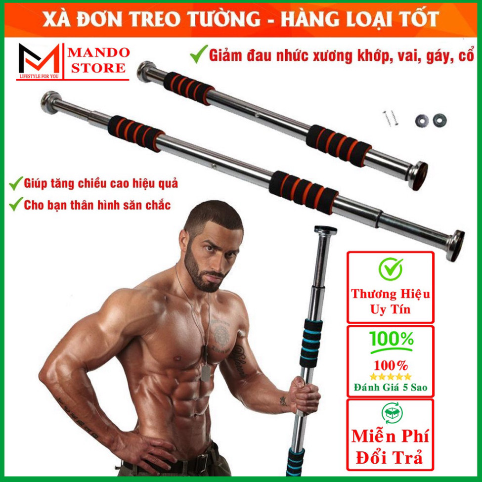 Custom door-mounted pull-up bar from 60-120cm, home Gym pull-up bar to ...