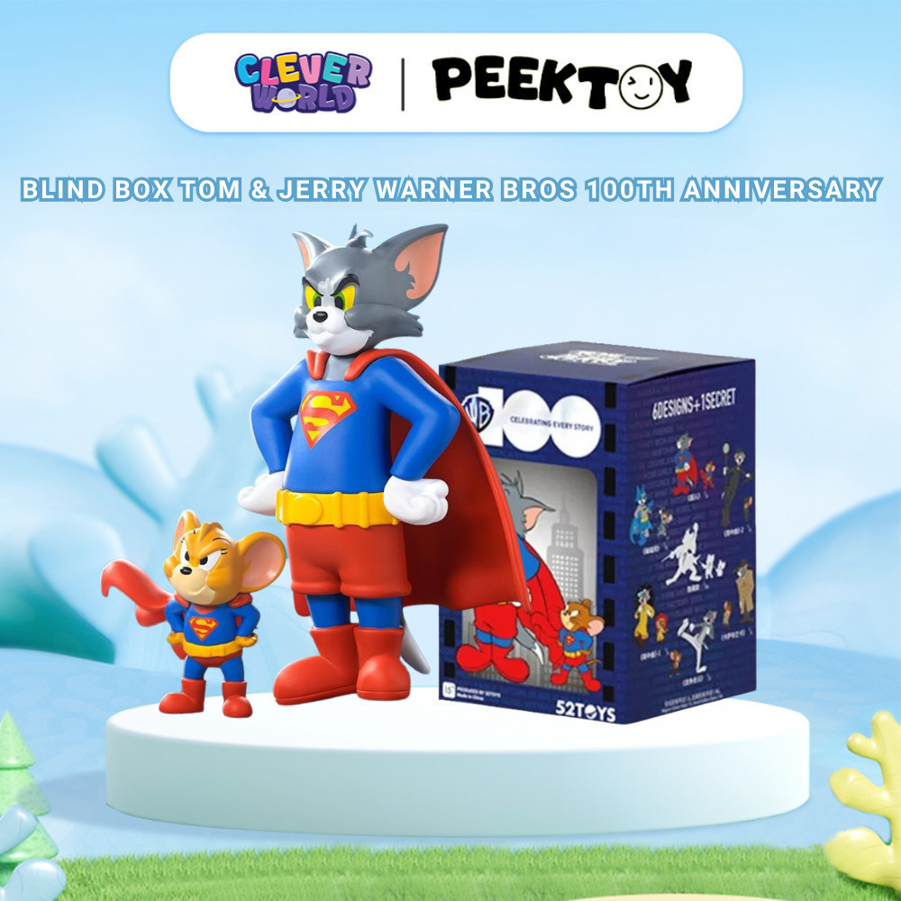 Blind Box Tom And Jerry Warrner Bros 100th Anniversary 52TOYs Genuine ...