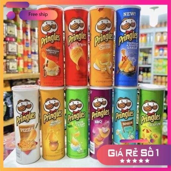 Pringles Potato Snack Cheese Flavor/ Natural/ Traditional/ Onion Sour ...