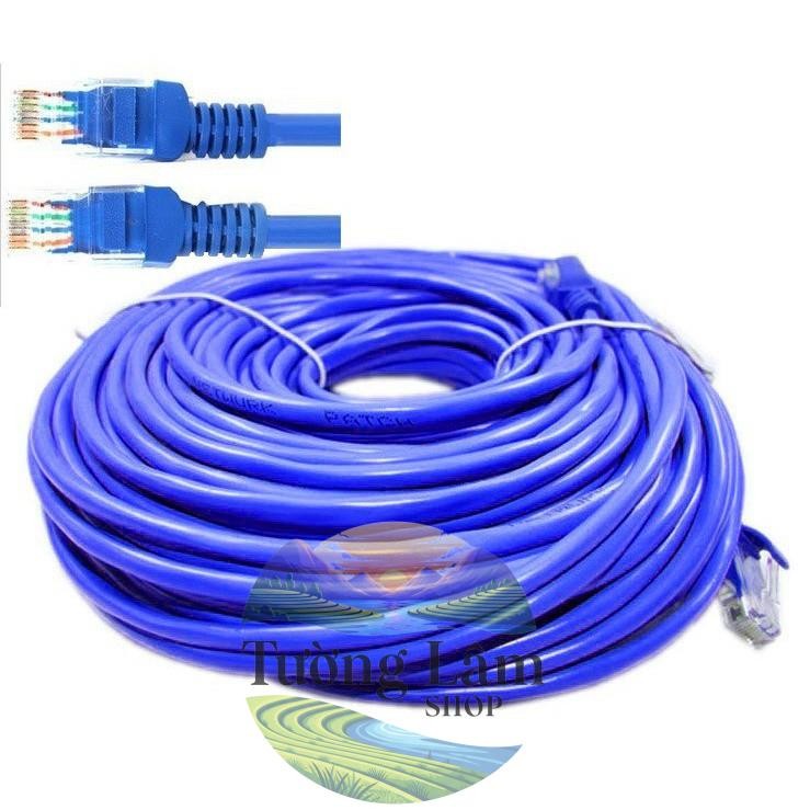 Cat 5E 25m internet/LAN network cable, 2 pre-pressed ends | Shopee ...