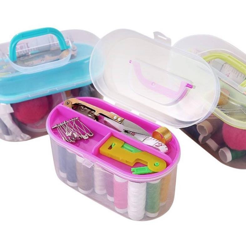 55-piece multi-purpose needle and thread box | Shopee Singapore