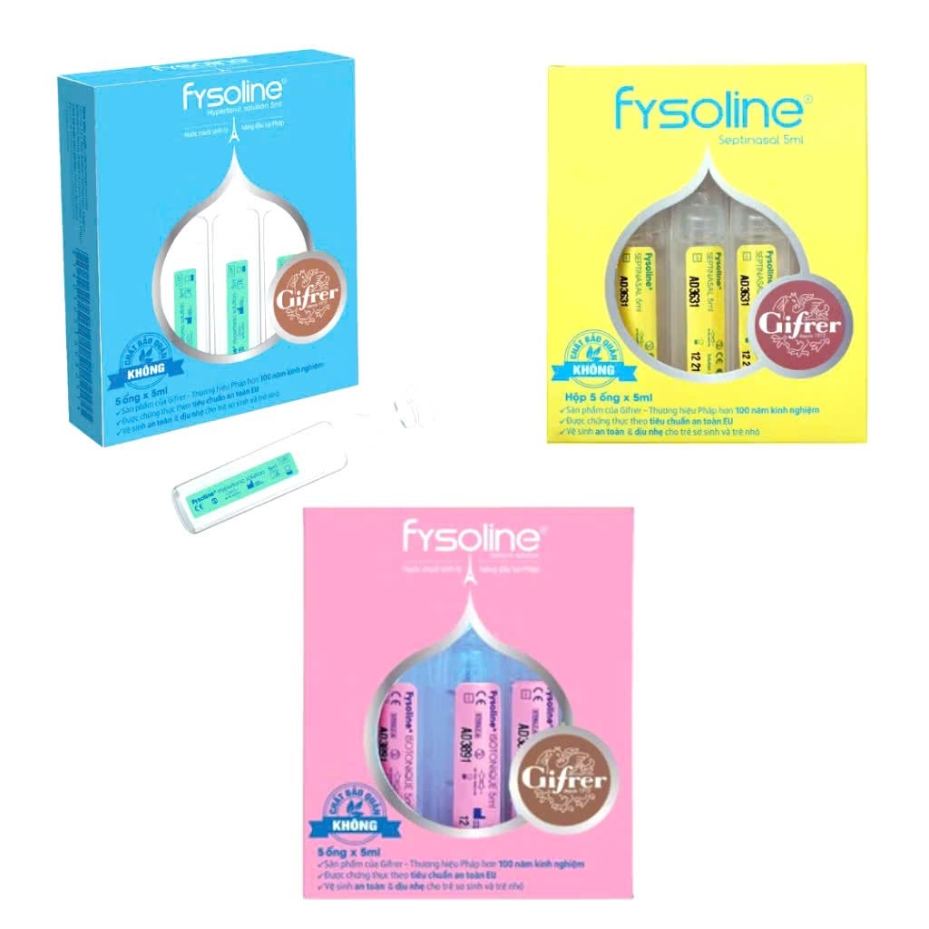 Fysoline Hypertonic Solution French Antibacterial Physiological Saline ...