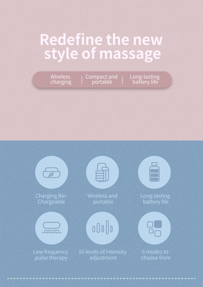 YOUPIN Leravan Electrical Magic Massage Stickers TENS mini Pulse ...