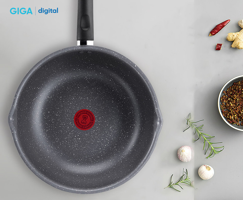 Tefal Cook Healthy G Deep Frying Pan1348695 - 28cm - Stone texture non ...