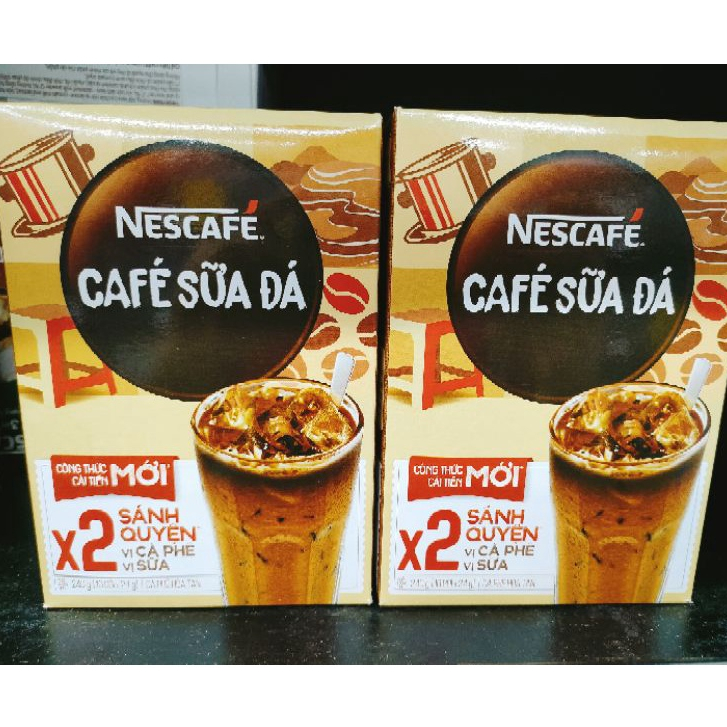 COMBO 5 BOXES OF NESCAFE ICED MILK INSTANT COFFEE - box (10 packs x ...