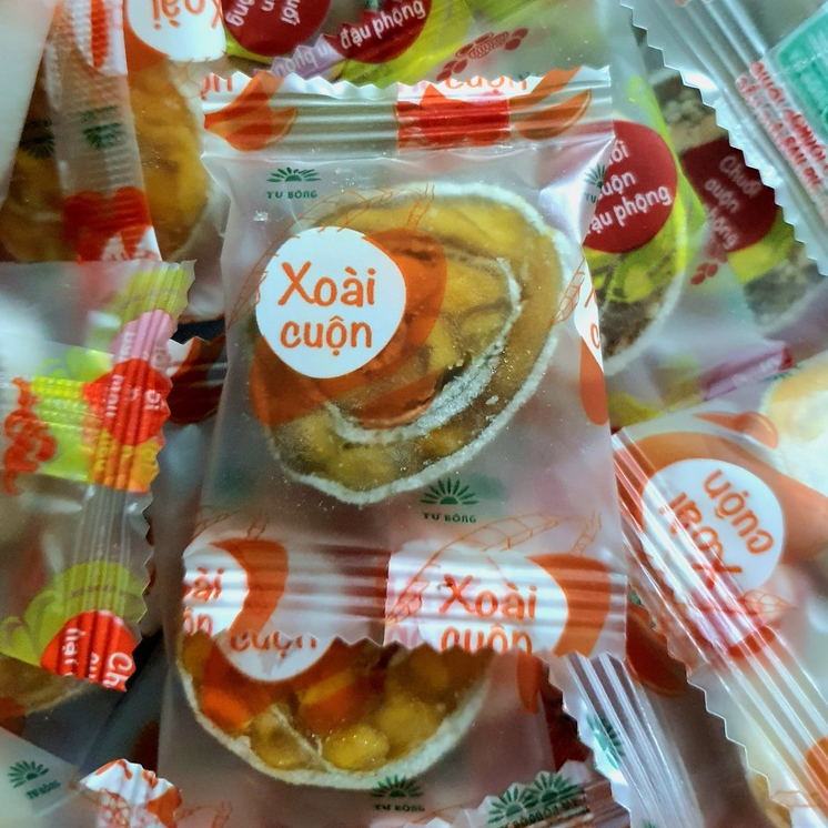 Mango Roll Tu Bong, Piece Less Sweet Snack | Shopee Singapore