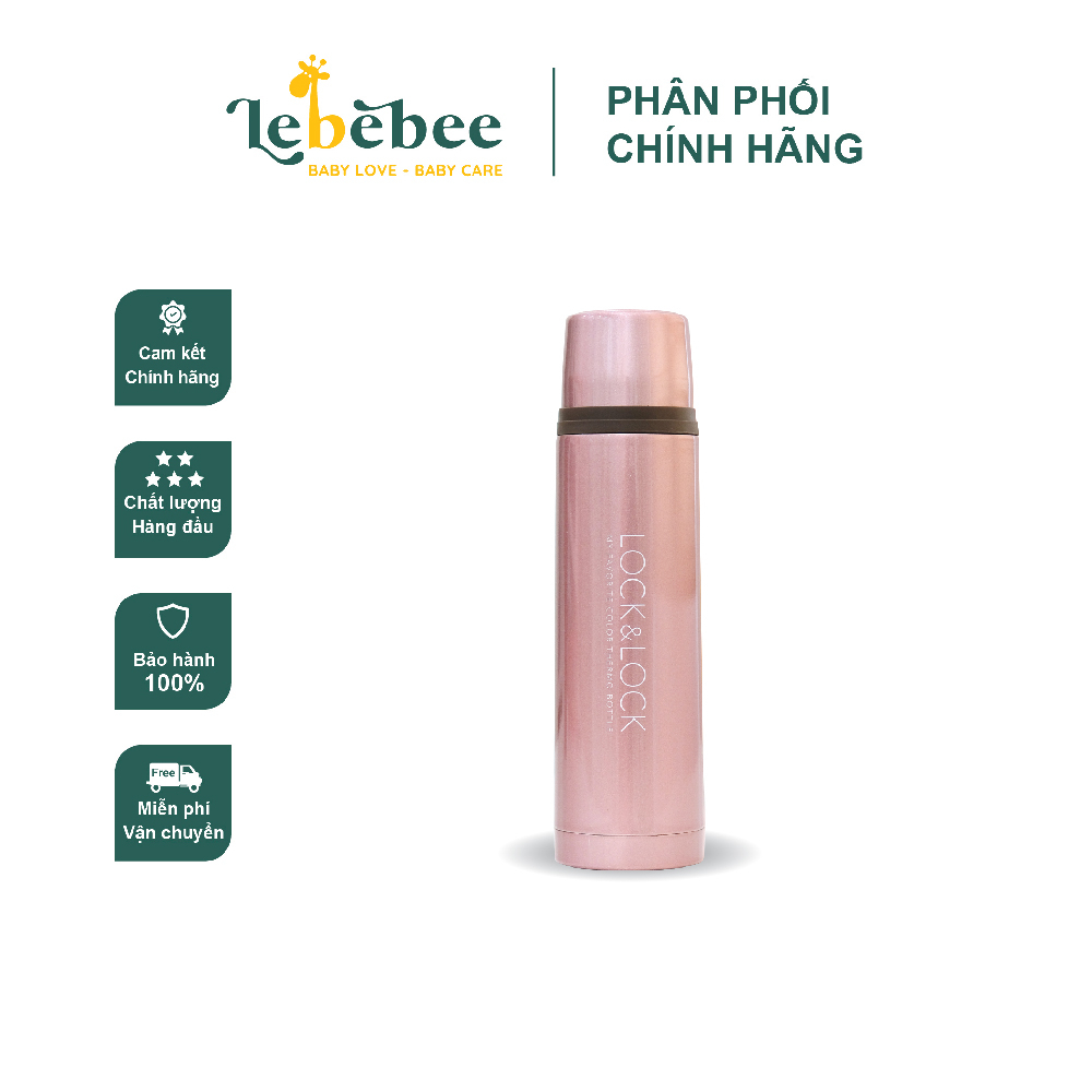 Lock&lock stainless steel thermos bottle 470ml | Shopee Singapore