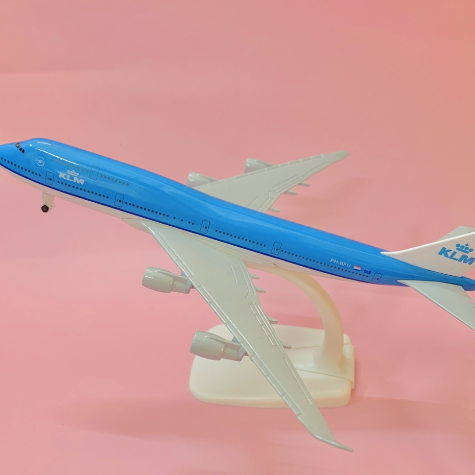 High Quality KLM Airplane Metal Model Standard Scale 20cm (With Wheels ...