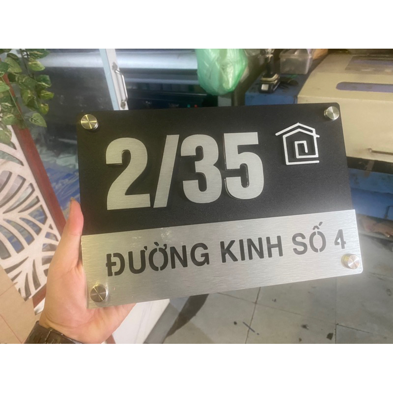 Modern house numbers, aluminum house numbers, mica, beautiful house ...