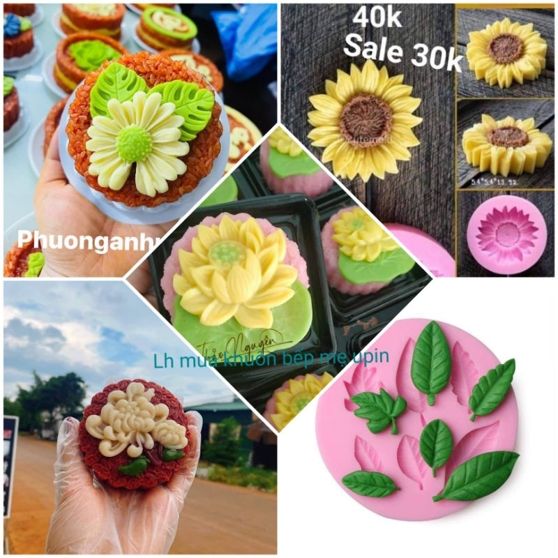 Collection of silicone molds for making sticky rice and beans with many ...